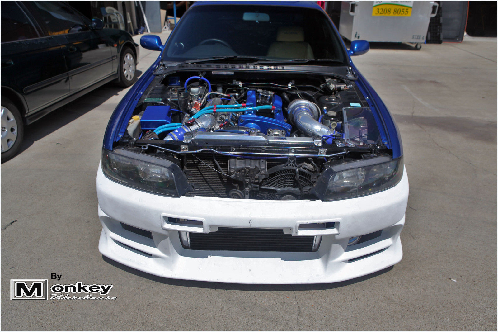 TOP SECRET FRONT BUMPER BODY KIT FOR NISSAN R33 SKYLINE GTS/GTS-T 2 ...
