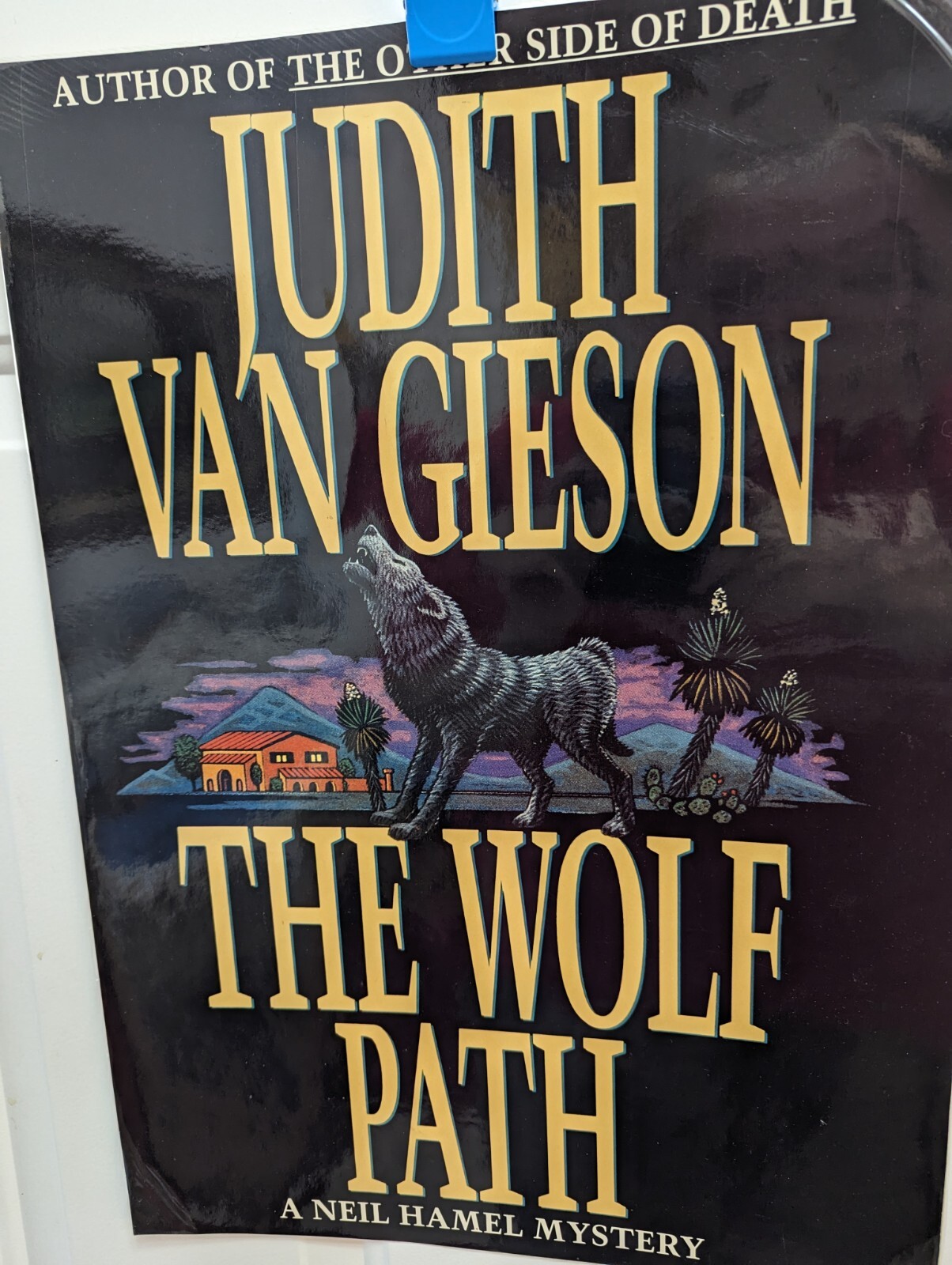 * Judith Van Gieson's The Wolf Path - Book Cover Poster Laminated Neil ...