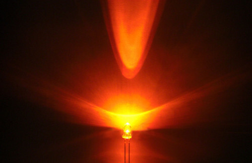 Orange LED 5mm Round Wide Ang Diffused LED Diode Bright | Qty 2,10,25 ...