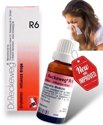 "Dr. Reckeweg R6 Influenza Drops, 22ml, for Flu and Cold Relief" | eBay