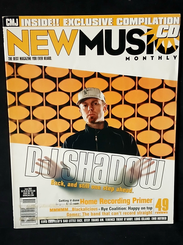 CMJ New Music Magazine - DJ Shadow #102 with CD - VV-B1 | eBay