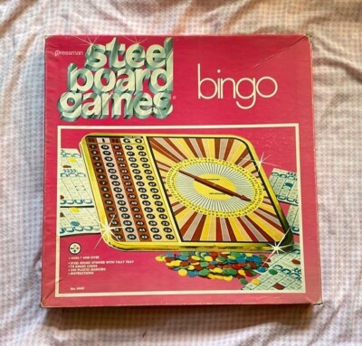 Vintage 1975 Rare Bingo Game - The Pressman Corporation - complete set ...