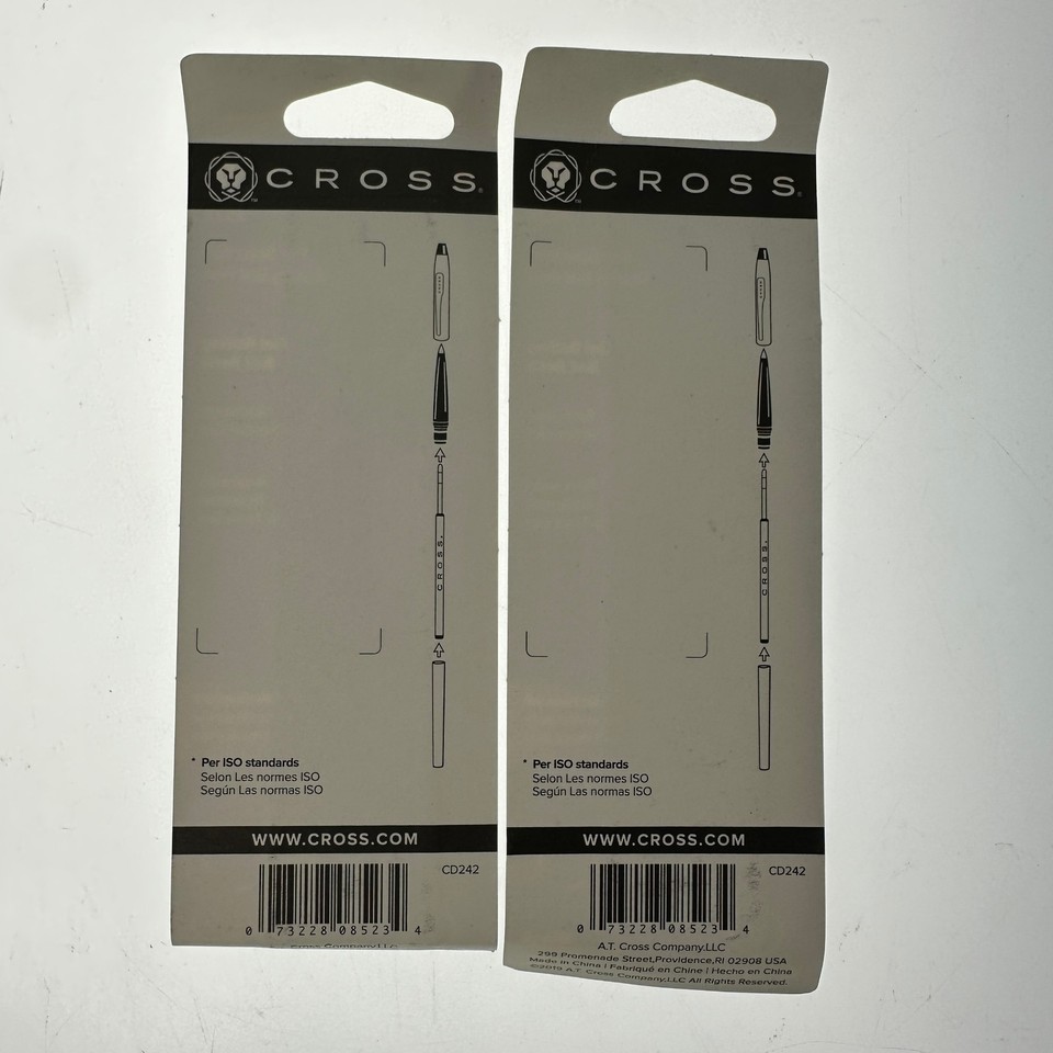 Cross Refill Selectip Gel Roller Ball Pen Black 8523 Set of 2 | eBay