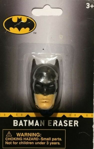 DC Comics Super Hero Batman's Head Eraser Figure School Supplies | eBay