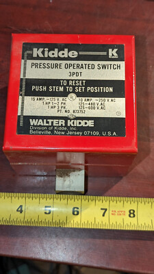 (1) Kidde UTC Pressure Switch 873752 3PDT Guaranteed | eBay