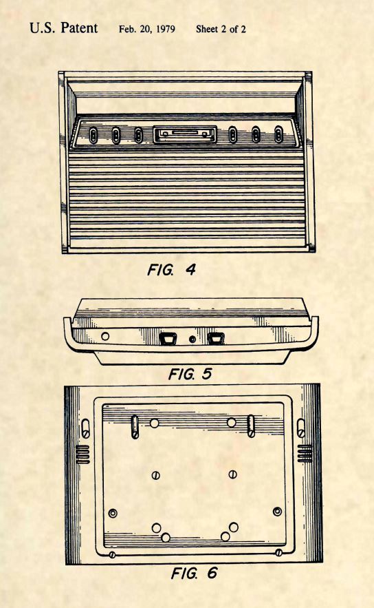 Official Atari 2600 Console US Patent Art Print - Vintage Video Game ...