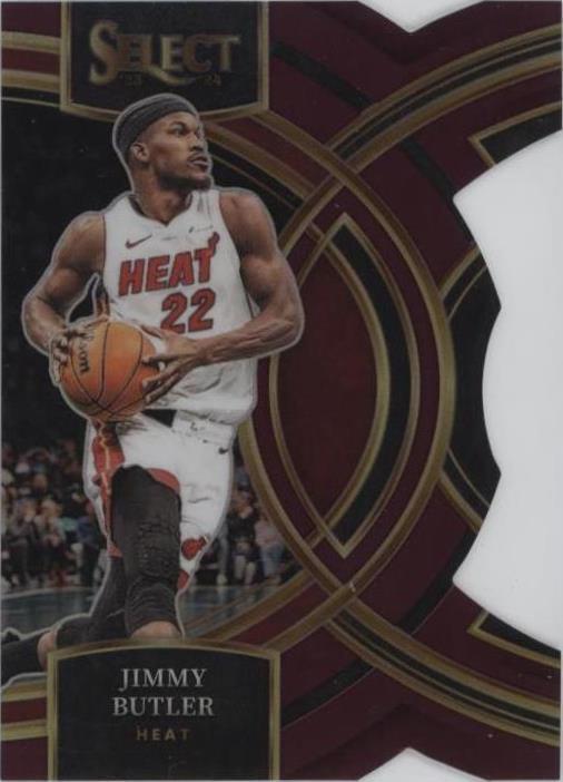 2023-24 Panini Select - Premier Level Jimmy Butler #161 Maroon Prizm ...