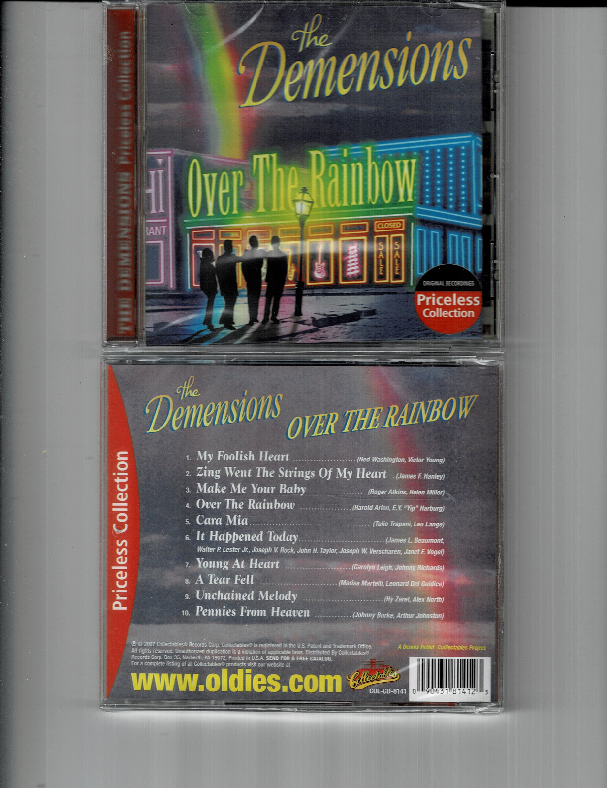 DEMENSIONS - OVER THE RAINBOW (CD 2007) NEW **10 TRACKS** | eBay