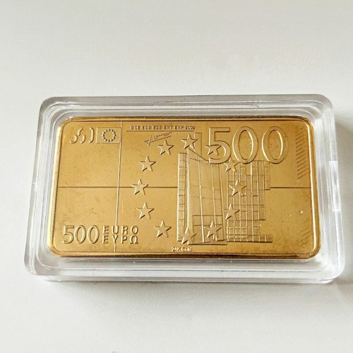 Commemorative Token 500 Euros Gold Ticket. Souvenir Collection | eBay