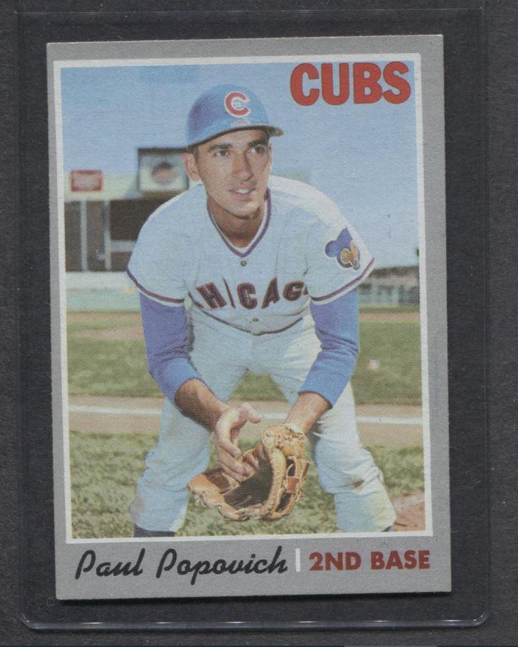 1970 Topps #258 Paul Popovich (Cubs) Ex-Mt (Flat Rate Ship) | eBay