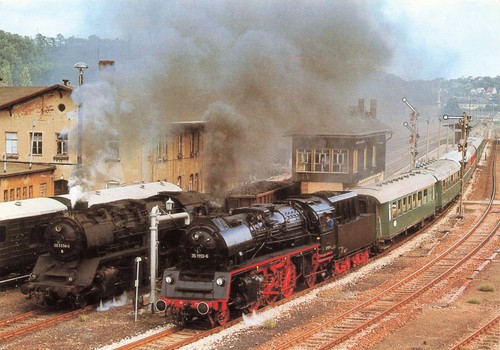 Steam Passenger Train Locomotive 35 1113-6, Deutsche Reichsbahn Map ...