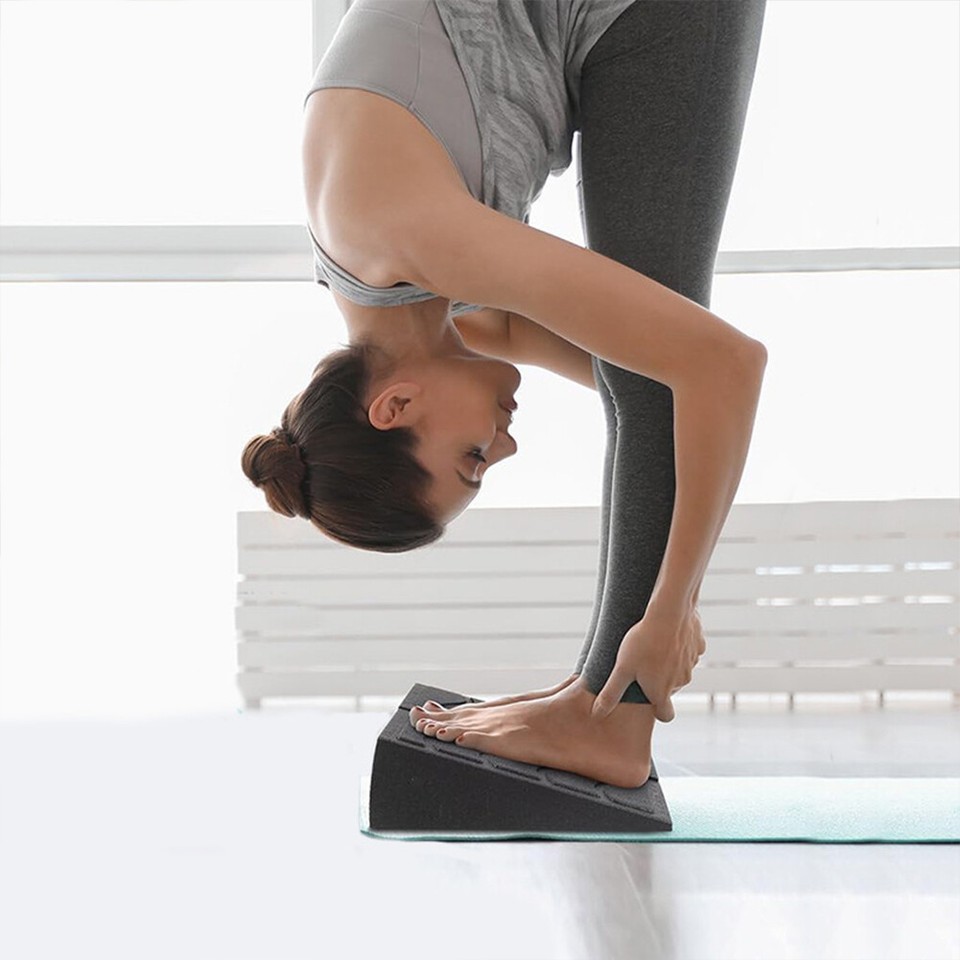 Slant Board Adjustable Angles Professional Wedge for Yoga Home Exercise ...