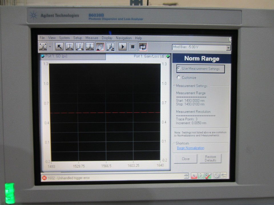 AGILENT 86038B Photonic Dispersion and Loss Analyzer w/ option 100 120 ...