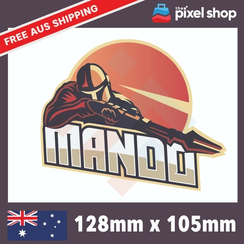 Mando Vinyl Car Sticker Decal Funny Cute Star Wars the mandalorian Yoda ...