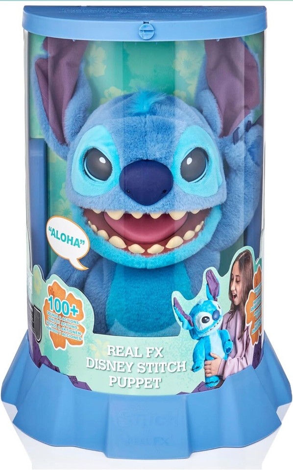 Real FX Disney Stitch Puppet Interactive Plush Toy LILO & Stitch NEW | eBay