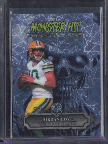 2024 Wild Card Monster Hit Monster Hunt Laser Zombie Jordan Love 1/1 | eBay