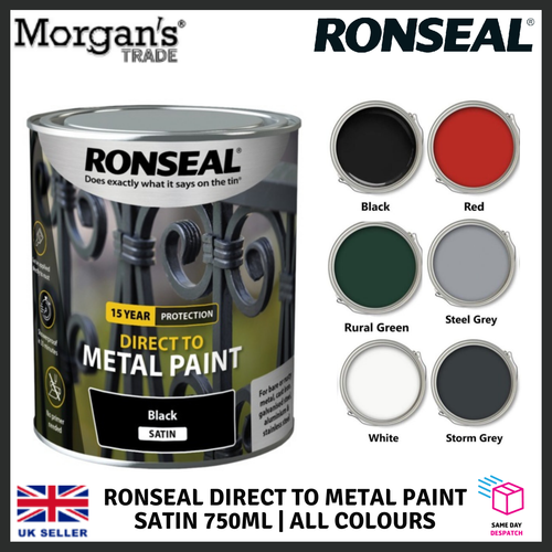 Ronseal Direct To Metal Stain Paint For bare or rusty metal 750ml | eBay UK