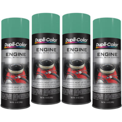 Duplicolor DE1618 (4-Pack) Engine Paint Detroit Diesel Alpine Green ...