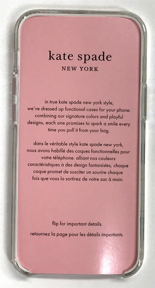 kate spade Stones/Hollyhock Floral Clear Case for iPhone 12 Mini (5.4 ...