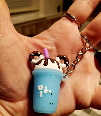 Kawaii Blue Mickey Mouse Ears Boba Keychain | eBay