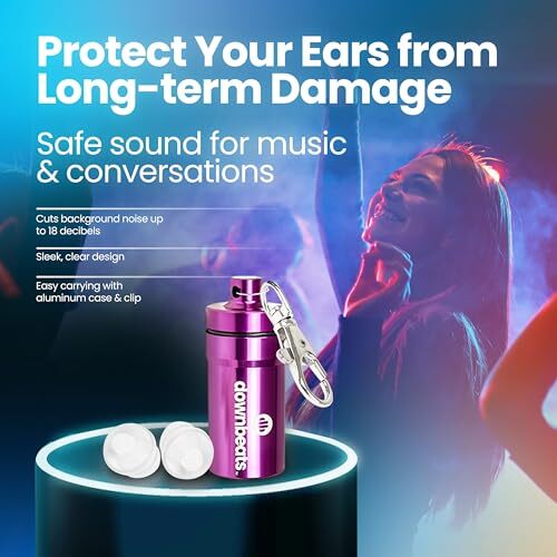 High Fidelity Ear Plugs for Hearing Protection - Discreet Clear Ear ...