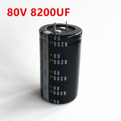 8200mfd 8200uF 80V Aluminum Electrolytic Capacitor 2 Pins For Audio ...