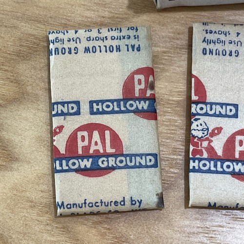 5 Boxes Vintage PAL Hollow Ground Single Edge Razor Blades | eBay