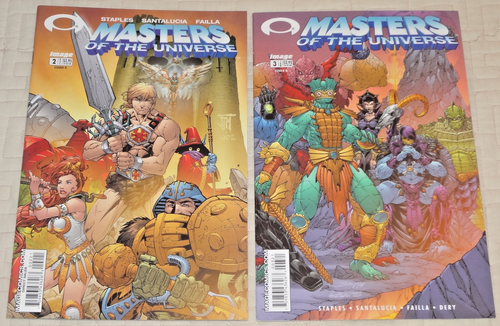 2002 IMAGE MASTERS OF THE UNIVERSE #2 #3 VF COVER B COMIC BOOK MOTU HE ...