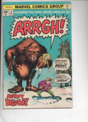 ARRGH! Marvel # 3 1975 Good " | eBay