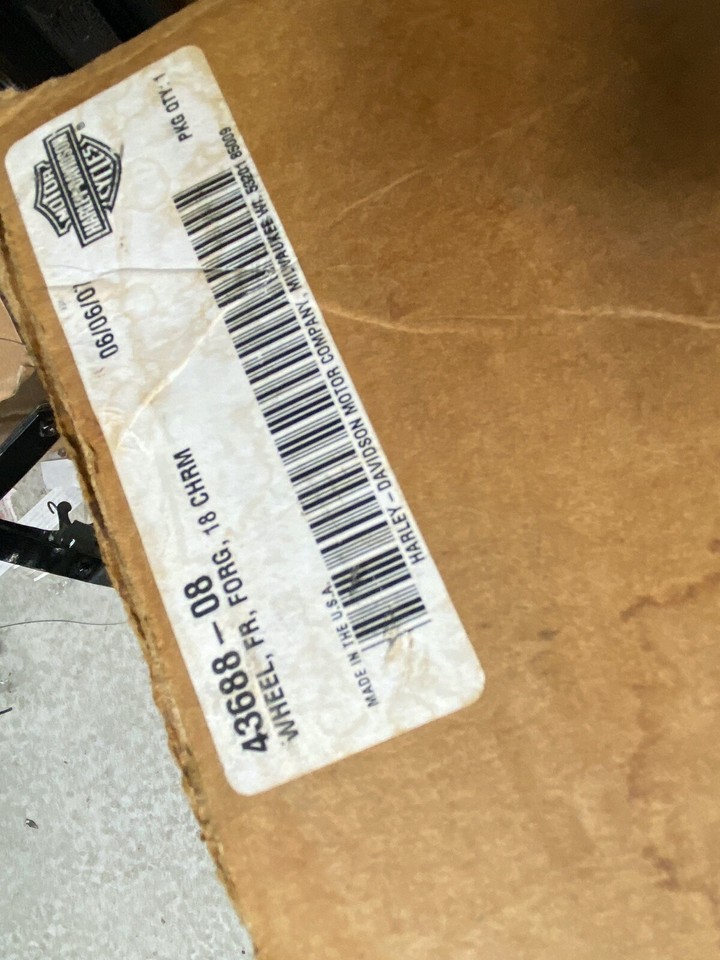 OEM Original Alcoa Wheel Harley Softail Revolver Front Forged 18"x3.5 ...