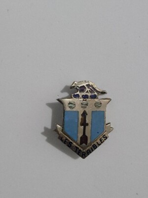 Les Terribles Pin United States Army 127th Infantry Regiment Unit Crest ...