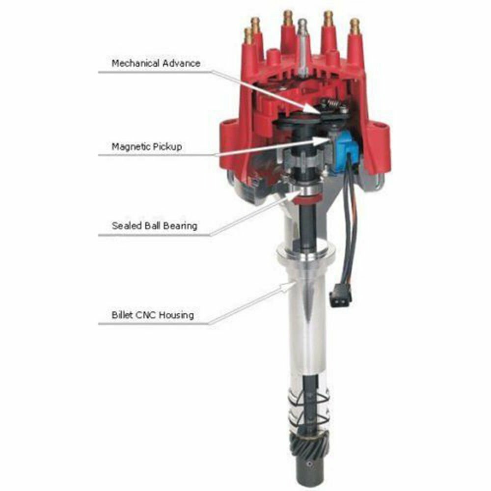 4Pin Module 350 Ignition Kit Fit for Chevy GM V8 BBC SBC HEI Replace ...