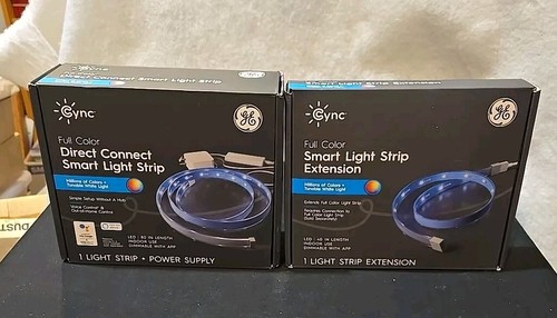 GE CYNC Smart LED Accent Lighting Kit, Strip + Extension, WiFi and ...