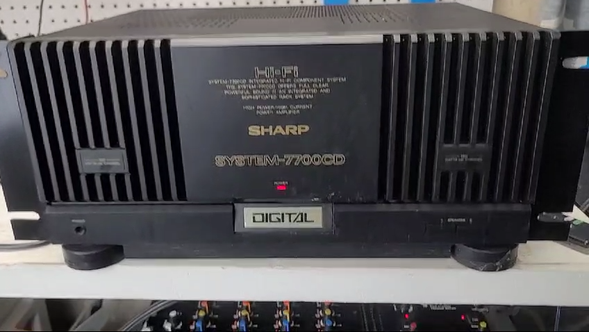 Sharp System-7700CD Power amplifier 150 Watt Per Channel | eBay