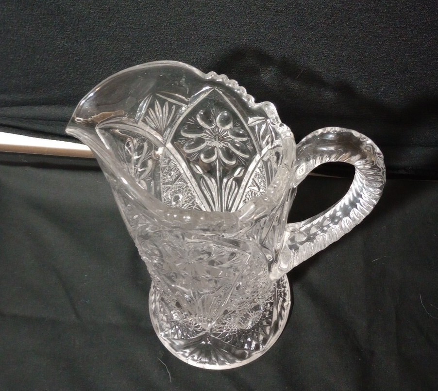 Cosmos Clear by IMPERIAL GLASS-OHIO 16 Oz Pitcher Small Scratch | eBay
