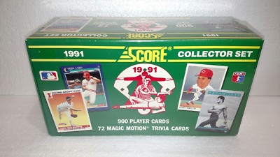1991 Score Baseball Collector Set 900+ Cards - Factory Sealed | eBay