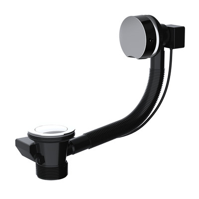 BATHROOM CHROME BATH OVERFLOW POP UP WASTE TRAP - Pop-Up Combination ...