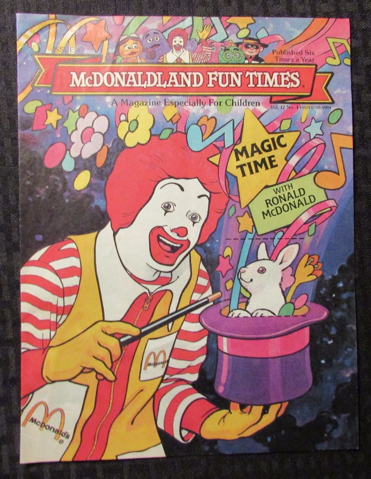 1990 McDONALDLAND FUN TIMES Magazine v.12 #4 FN 6.0 Magic Time | eBay