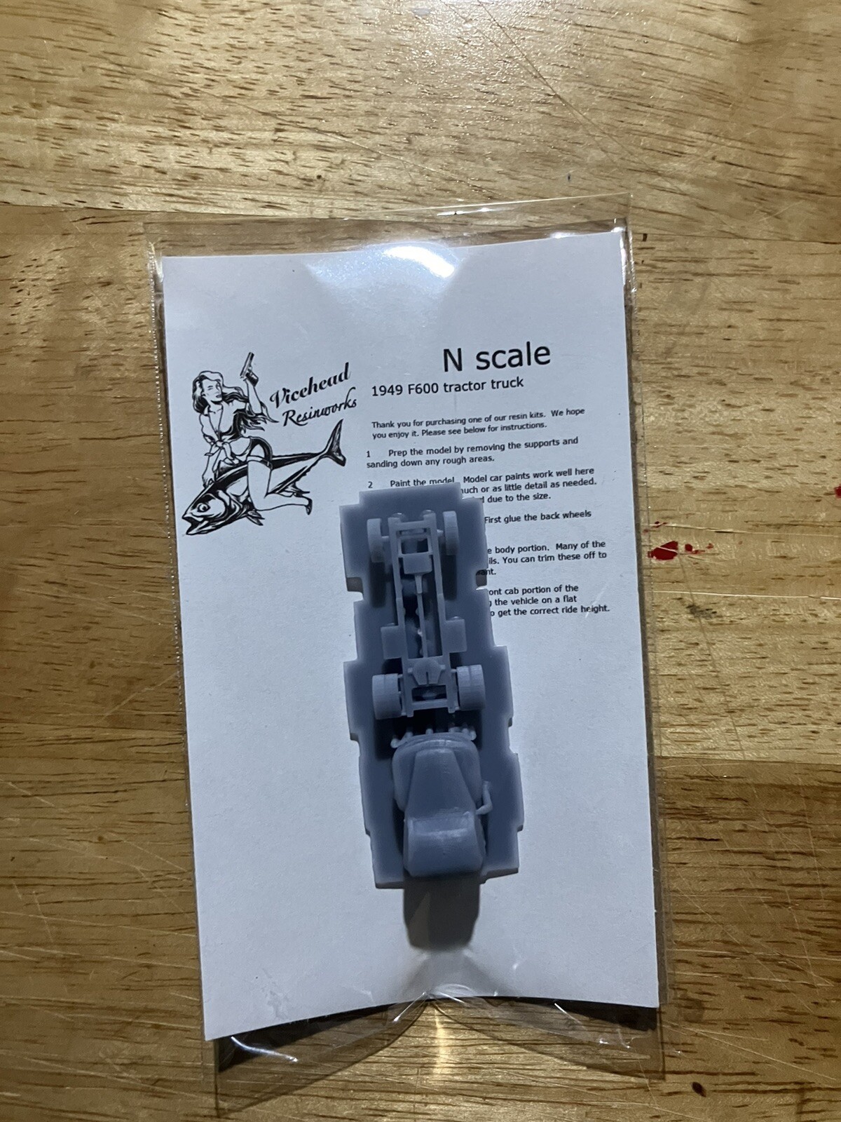 N Scale Resin Ford F600 Tractor Truck Kit | eBay