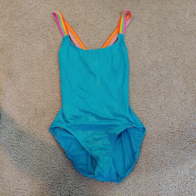 Womens small? Rose Marie Reed one piece swimsuit blue orange | eBay
