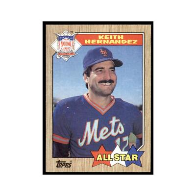 1987 Topps Keith Hernandez Baseball Cards #595 | eBay