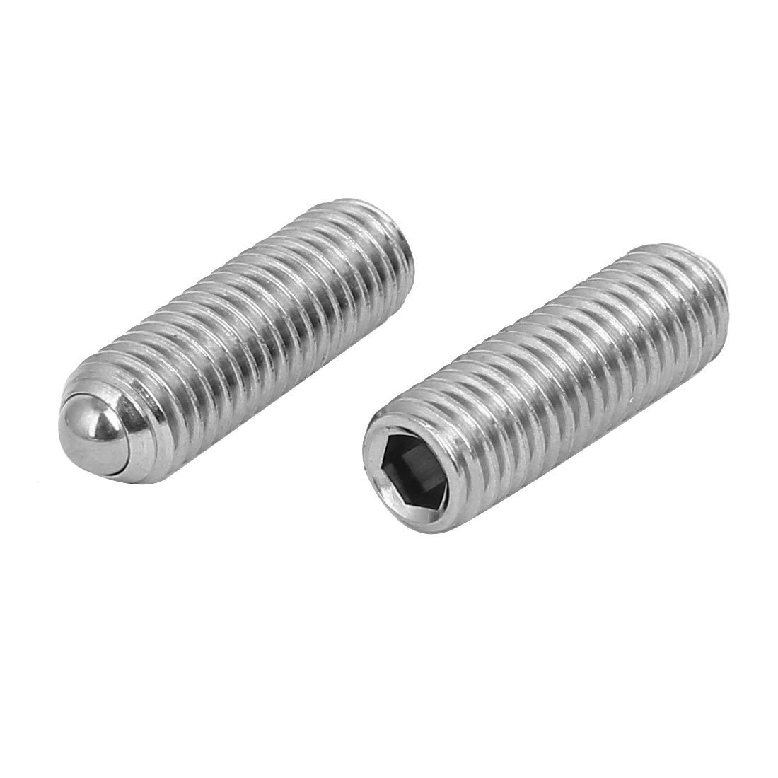 M8x25mm 304 Stainless Steel Spring Hex Socket Ball Point Grub Set ...
