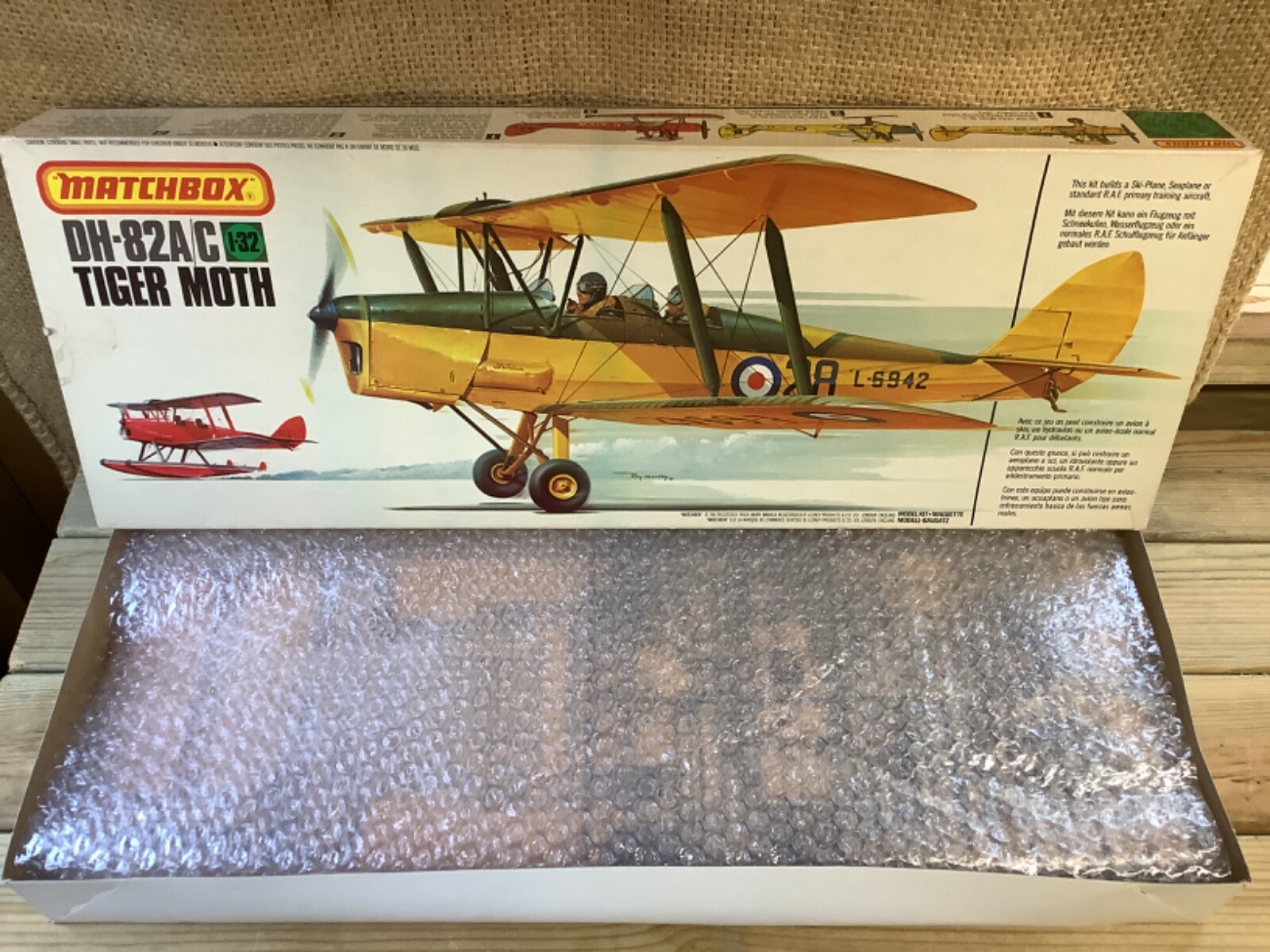 Matchbox 1 32 Scale Dh-82a/c Tiger Moth Construction Kit for sale ...
