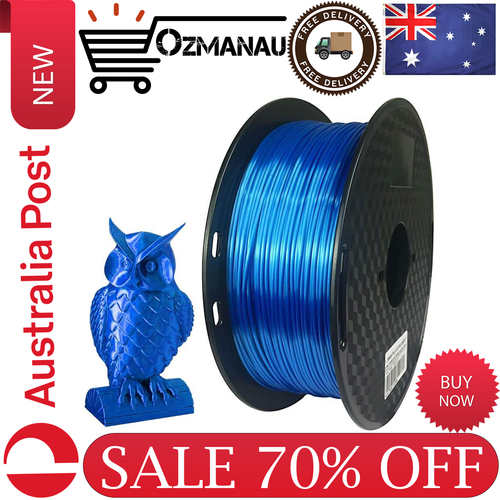 Silk Sapphire Blue PLA Filament 1.75 Mm 1KG 3D Printer Filament Shiny ...