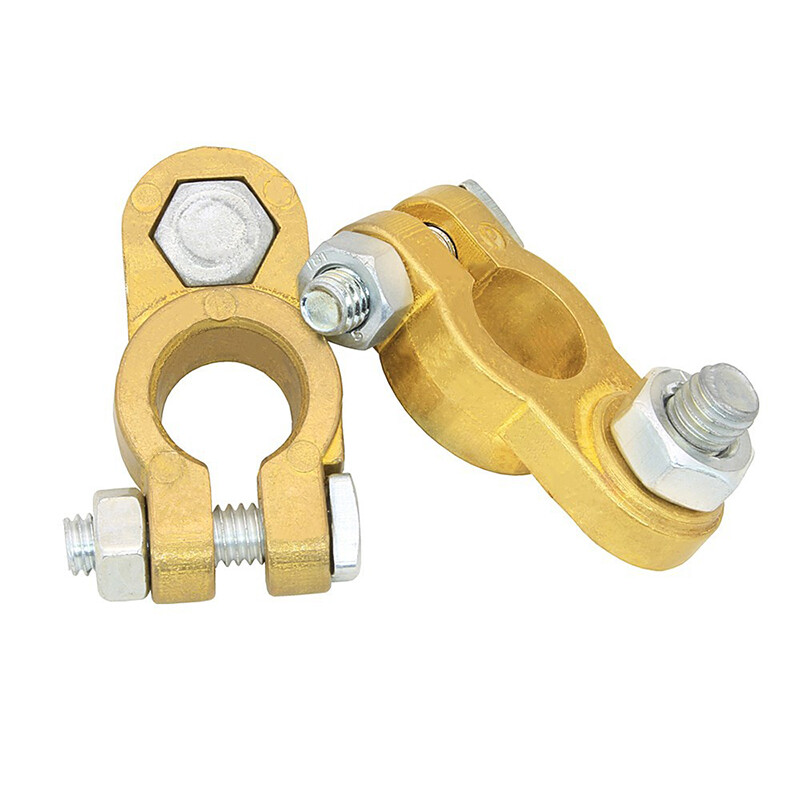 2PCS Heavy Duty Car Truck Battery Top Post Cable Terminal Cable Head ...