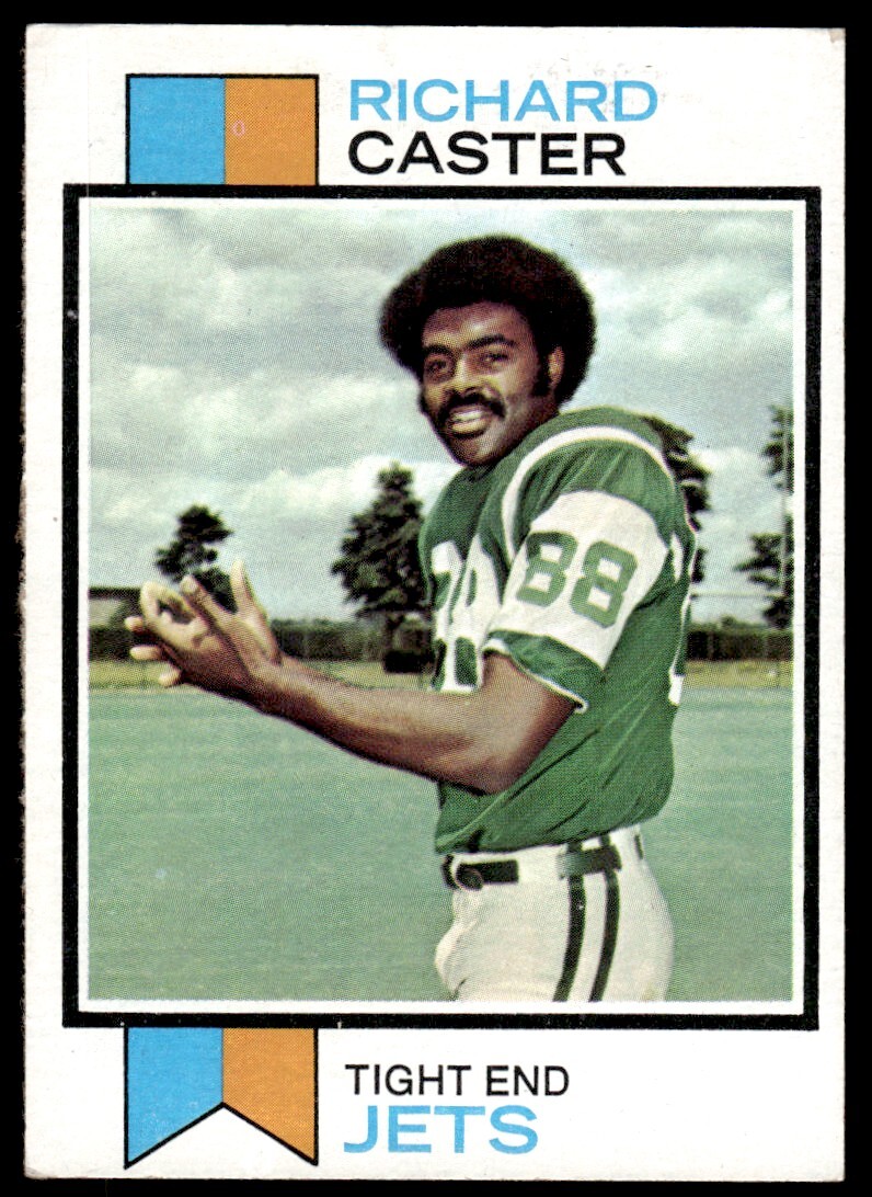 1973 TOPPS RICHARD CASTER NEW YORK JETS #323 | eBay