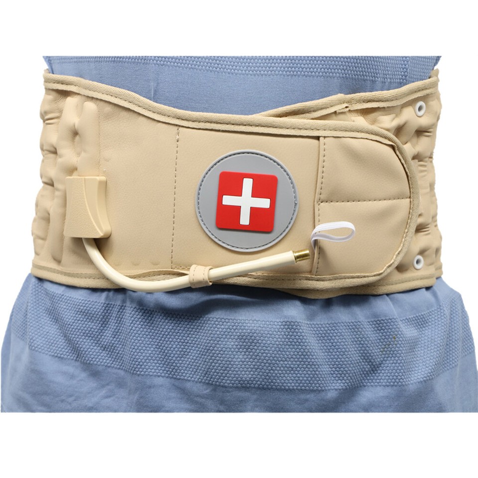 Decompression Belt Back Brace Lumbar Support & Extender Belt Spinal Air ...