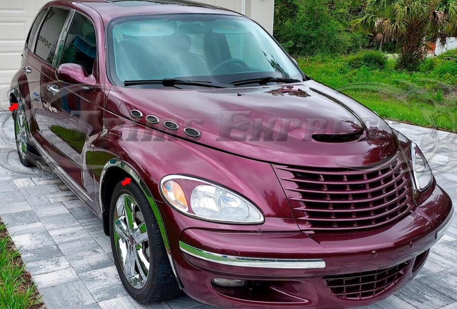 for: 2001-2010 Chrysler PT Cruiser Fender Trim Wheel Well Molding ...