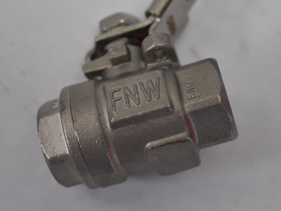 FNW Stainless Steel Ball Valve 2 Piece Full Port 1000 WOG 260A 150 WSP ...