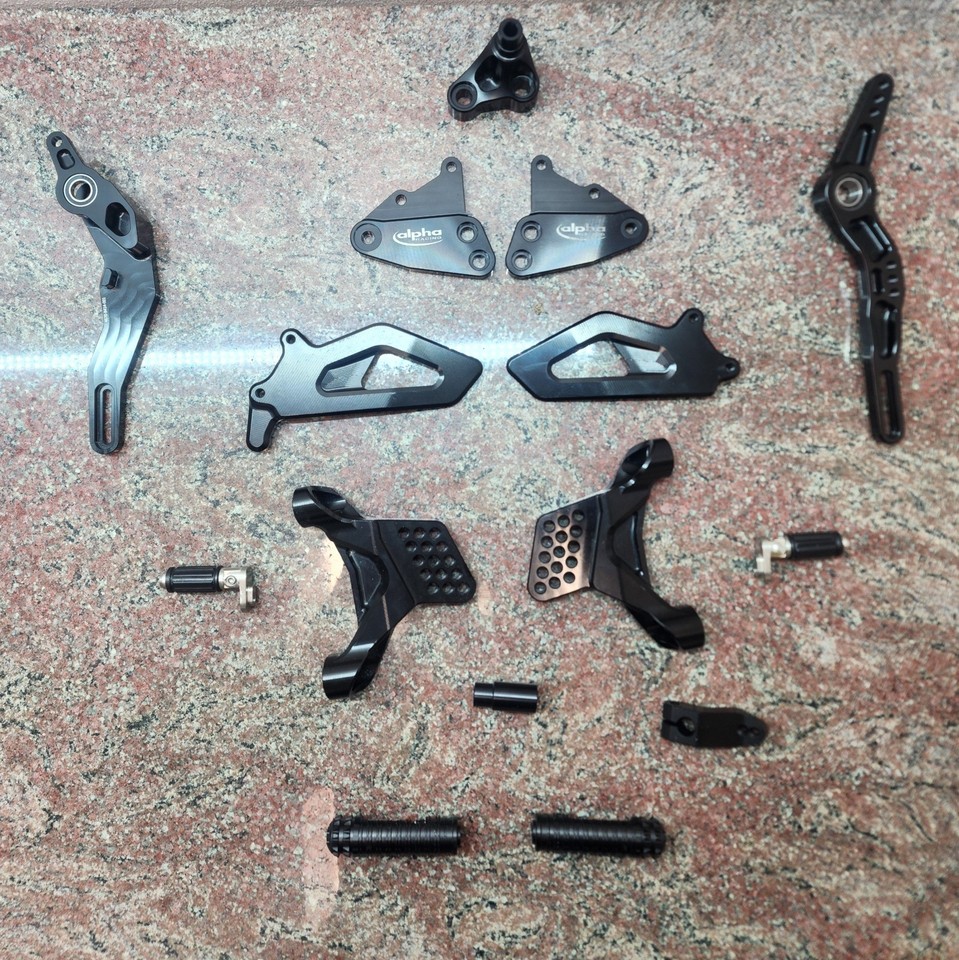 [NEW] 2020-25 BMW S1000RR M1000RR Alpha Racing Rearsets Adjustable Set ...